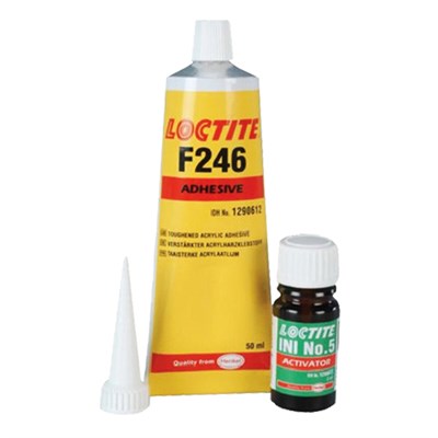 Loctite AA F246 Acrylic Adhesive 50ml Kit (Includes Initiator 5) | Silmid