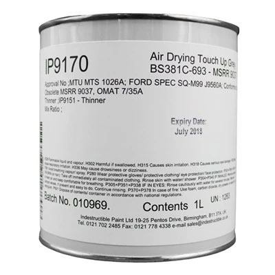 Indestructible Paint IP9170 Touch Up Enamel Grey | Silmid
