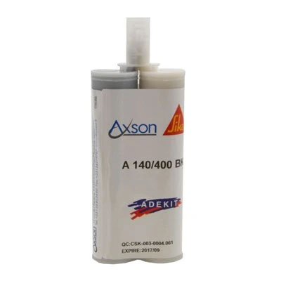 Axson Adekit A140-1 Black Epoxy Adhesive 400ml Dual Cartridge | Silmid