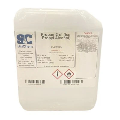 Sci-Chem Isopropyl Alcohol 2.5Lt Bottle | Silmid